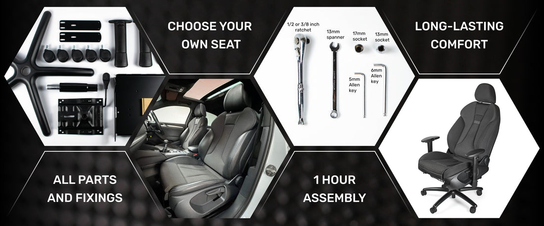 Car Seat to Office Chair Conversion kits – R3VISION